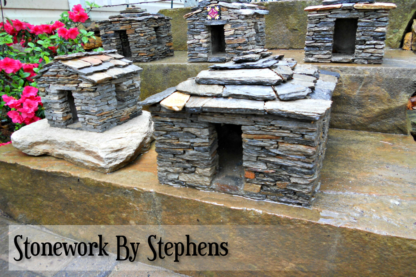 miniature stone houses | StoneworkbyStephens
